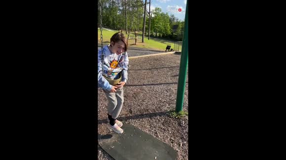 'Teenage boy gets stuck in baby swing! ' - Buy, Sell or Upload Video ...