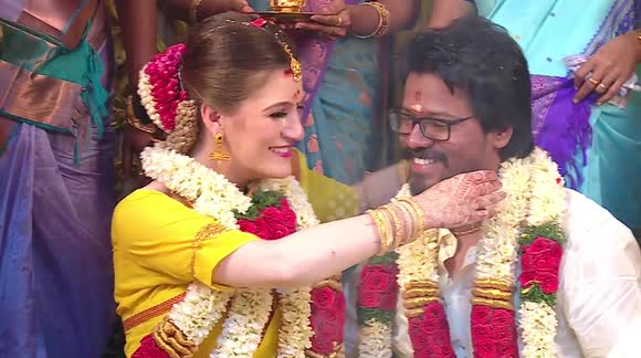 A Polish girl marries an Indian man in a ceremonial Hindu wedding ...