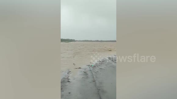 Runway of Mercedita Airport in Ponce, Puerto Rico flooded due to heavy ...