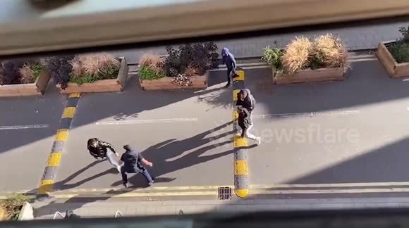 Moment armed police intervene after street fight in London - Buy, Sell ...