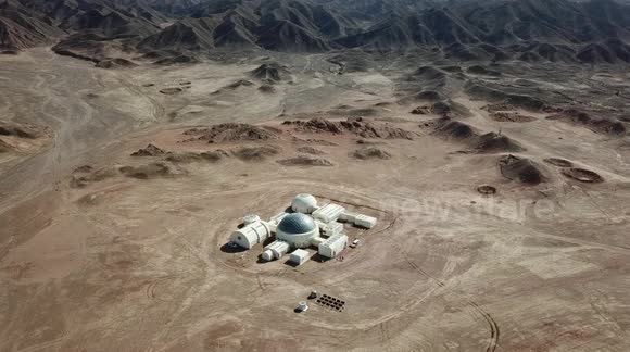 Drone footage of China's first "Mars" base in Zhangye City - Buy, Sell ...