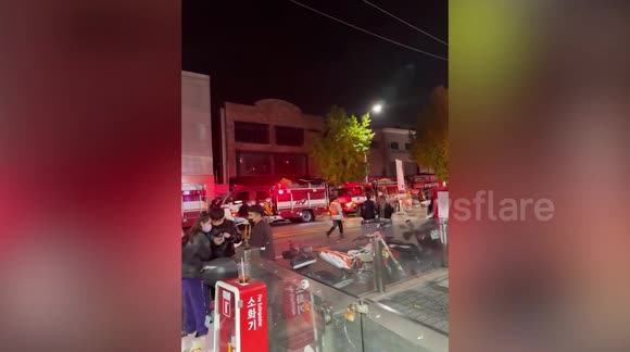 Seoul Halloween crush: Emergency services at the scene of South Korea ...