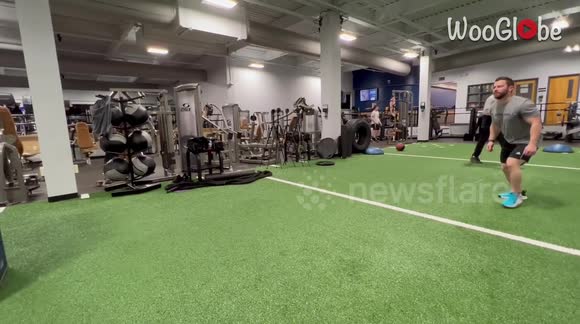 CRAZY Box Jump Fail derails fitness freak's attempt to reach new ...