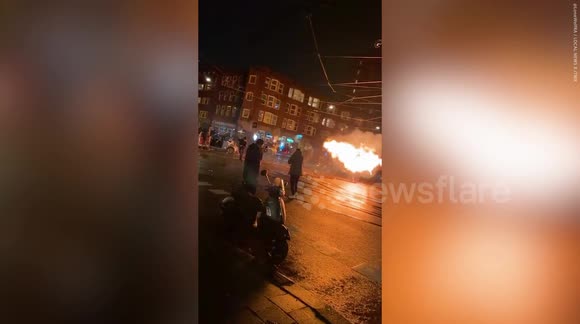 Riots and unrest takeover parts of Amsterdam after Morocco’s 2-0 upset ...