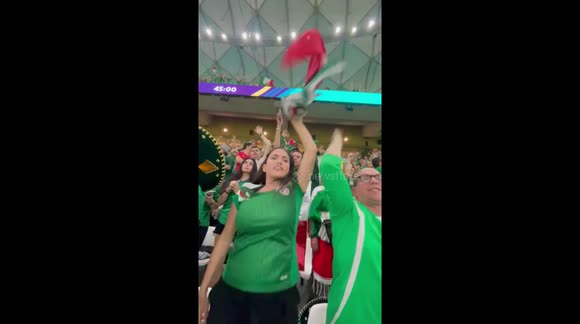 Mexican girl fan singing at Lusail Stadium on World Cup 2022 - Buy ...