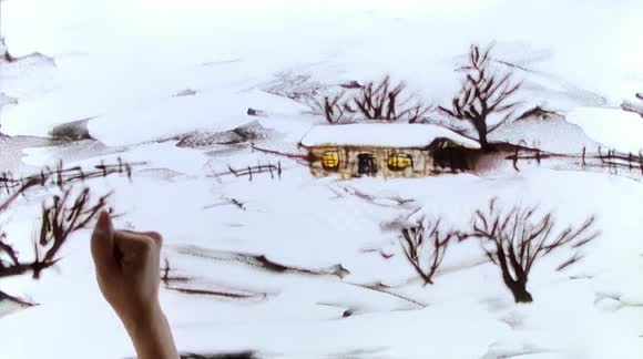 Chinese artist creates impressive snow-themed paintings with sand - Buy ...