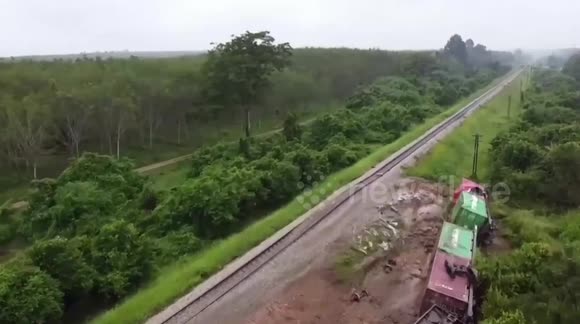 Cargo train derailed by 'terrorist IED bomb' in southern Thailand - Buy ...