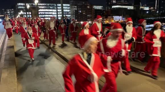 London's most iconic Santa Run is jolly good fun - Buy, Sell or Upload ...