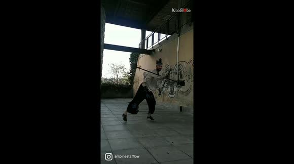 Artist fuses together his love for dancing and staff spinning - Buy ...