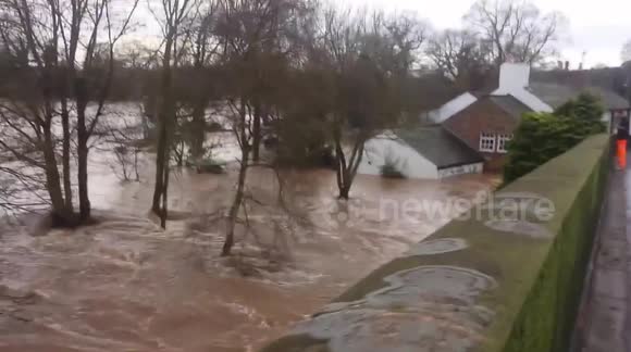 Flood at Warwick Bridge Carlisle Cumbria December 2015 - Buy, Sell or ...