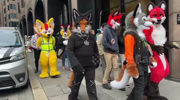 London’s base of Furries come together showing off their amazing ...
