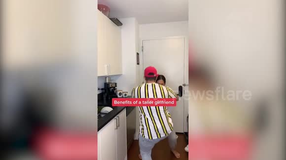 5ft 9in woman who towers over fiancé says the couple are constantly ...