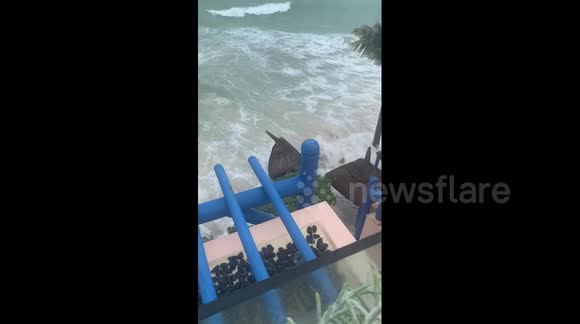 Strong winds batter Mauritius as Cyclone Freddy approaches island - Buy ...
