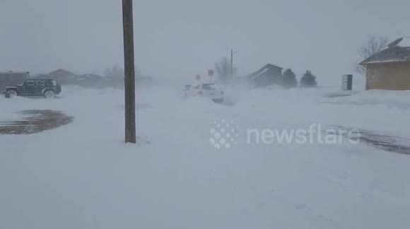 South Dakota slammed with intense blizzard, heavy snowfall - Buy, Sell ...