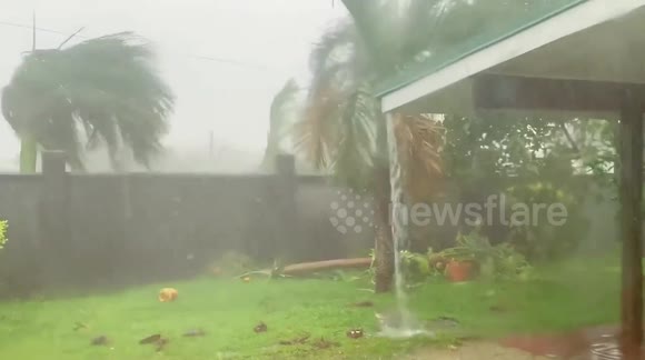 Tropical cyclone Judy lashes Vanuatu - Buy, Sell or Upload Video ...