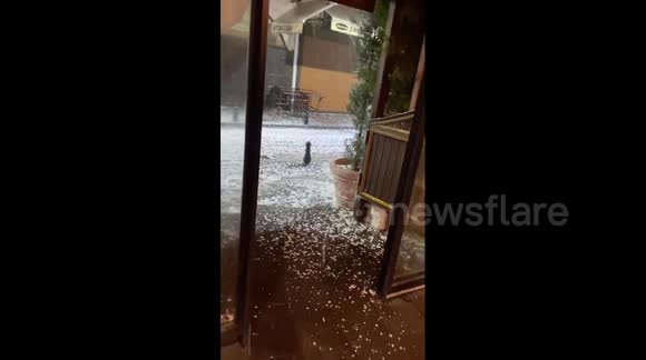 Turkey: Thunderstorm Brings Heavy Rains And Intense Hail, Causing ...