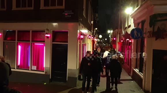 Amsterdam Red Light District - new stock footage from 2023 - Buy, Sell ...