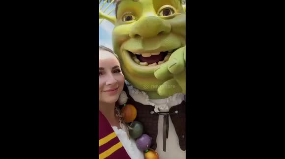 Woman visiting Universal Studios finds herself in a love triangle with ...