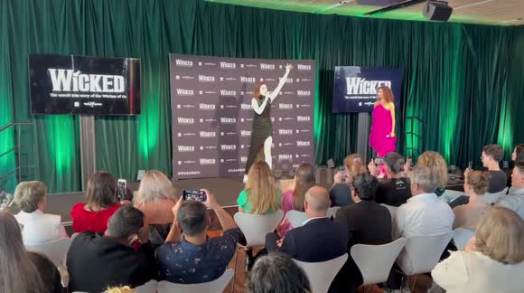 WICKED musical lead roles announced at media call, Sydney, Australia ...