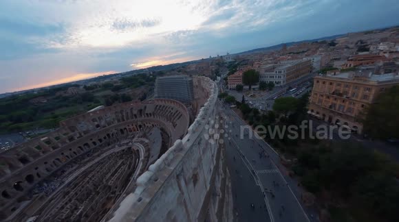 ROME-IN THE SKIES! STUNNING DRONE IMAGES AND VIDEO SHOWS ROME'S ANCIENT ...