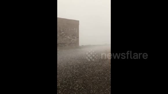 Saudi Arabia: Powerful Hailstorm Hits Al Bahah Causing Severe Flooding ...