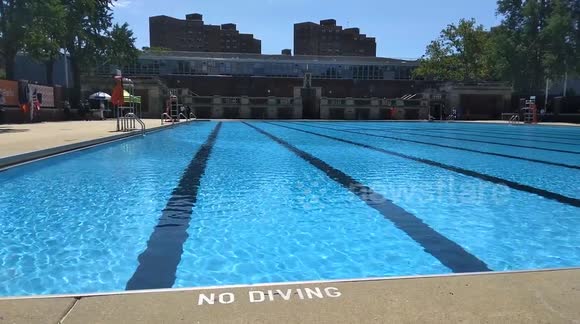 Footage of Hamilton Fish Pool on Lower East Side of Manhattan ...