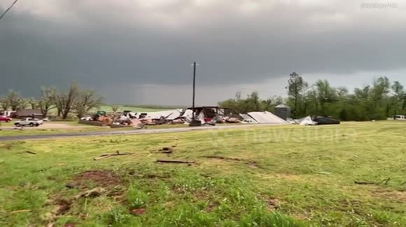 Footage shows damage in Cole, Oklahoma after deadly tornado - Buy, Sell ...