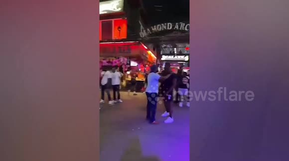 'Drunk' tourists spark panic as they fight in Pattaya red-light district - Buy, Sell or Upload ...