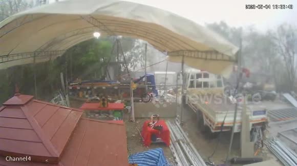 Marquee collapses during powerful storm in Thailand - Buy, Sell or ...