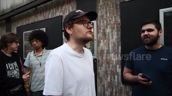 Interviews with Excited cinema goers as they await to see the latest ...