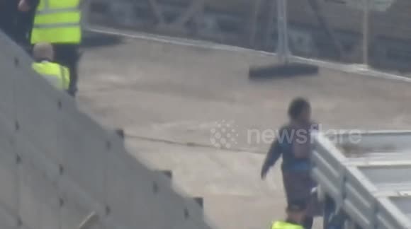 Border Force Defender returns to Dover with women, young children and ...