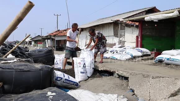Climate Change Causes Sea Level Rise On The North Coast of West Java ...