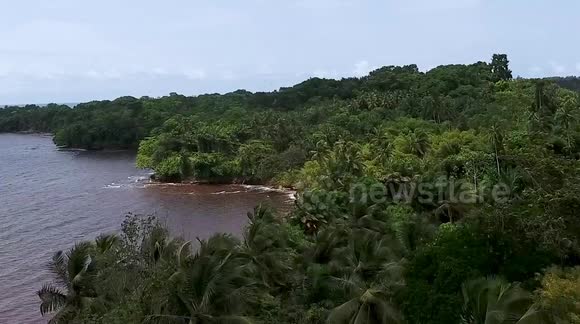 Incredibly beautiful Atlantic coastline. Aerial shots, beautiful ...