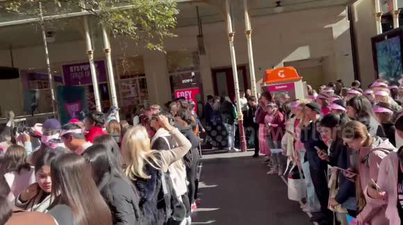 Large crowds attend Barbie movie fan event in Pitt Street Mall, Sydney ...