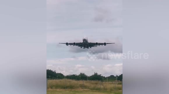 Emirates A380 suffers fire while landing just days after restarting ...