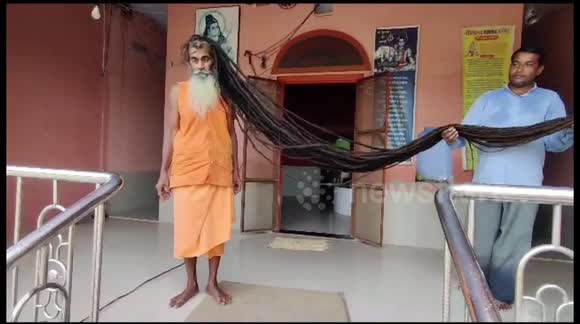 Meet a 63-year-old Indian monk with his 15 -foot-long Dreadlocks and ...
