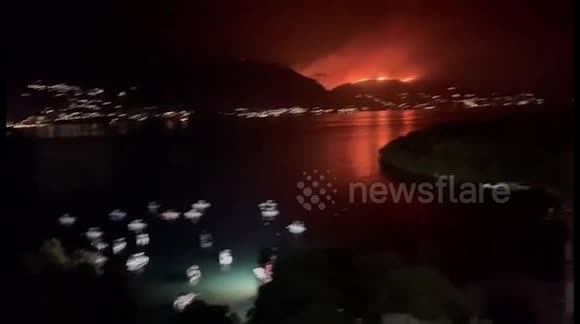 Wildfire in Corfu prompts one of largest-ever evacuations in Greek ...