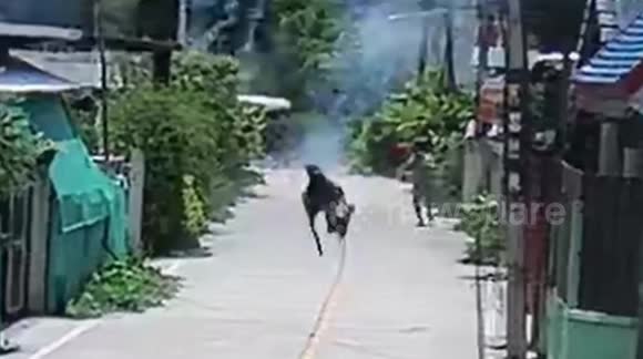 CCTV captures moment fireworks factory exploded injuring 11 people in ...