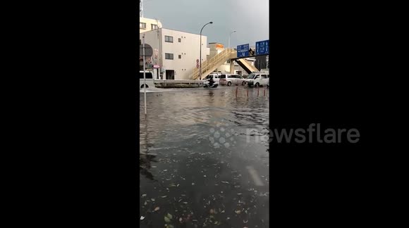 Japan: Severe Thunderstorms With Hundreds Of Lightning Strikes And Hail ...