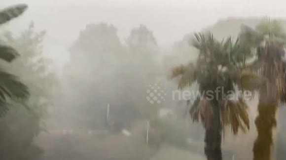 Japan: Severe Thunderstorms With Hundreds Of Lightning Strikes And Hail ...