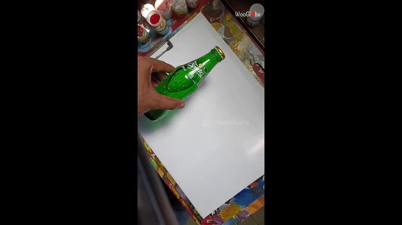 Artist draws incredibly realistic drawing of Sprite glass bottle - Buy ...