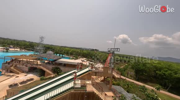 Man amazingly does a full body flip on a waterpark slide *Gymnastic ...