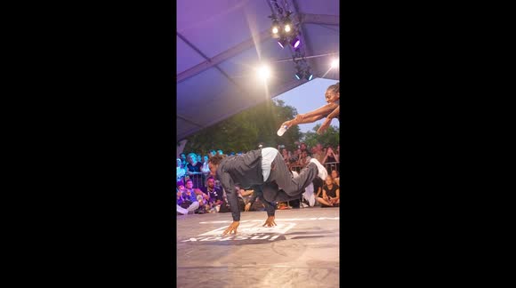 Guy Shows Off B-Boying Dance Skills at International Dance Festival ...