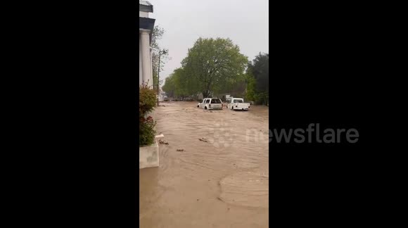 South Africa 3 Missing Heavy Rainfall Causes Flooding Across Western