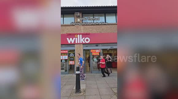 Wilko workers say their final goodbyes with dance performed to tune of ...