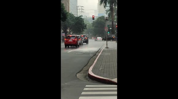 Hyper-isolated rain shower drenches only half of busy road - Buy, Sell ...