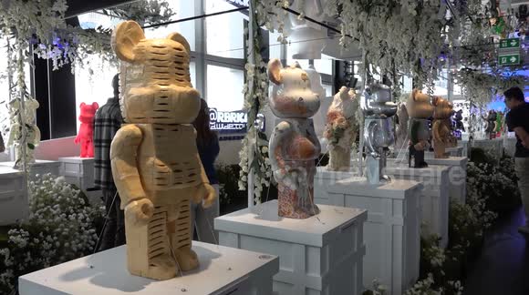 Stunning collection of Japanese Bearbricks displayed inside Thailand's ...