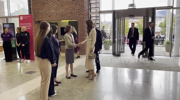 Kate Middleton visits Nottingham Trent University a part of World ...