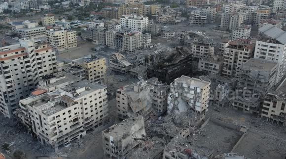 Scale of destruction revealed in devastating drone footage of Gaza ...
