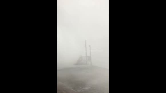 Storm Babet leads to high waves at Stonehaven Harbour in Aberdeenshire ...